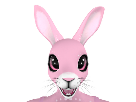Second Life Marketplace - Pink love bunny skin for Regalia fem bodies ...