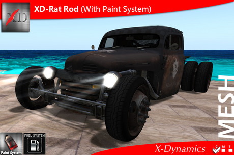 Second Life Marketplace - XD-Rat Rod Boxed