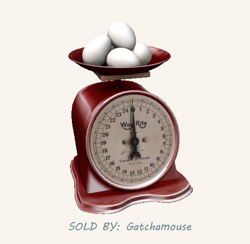Second Life Marketplace - -tb- Kitchen Basics - Scale (Red)