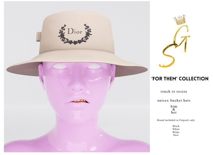 Second Life Marketplace - [GS] FOR THEM. unisex. bucket hat