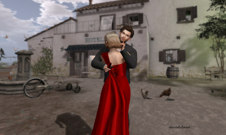 Second Life Marketplace - SAS - Imogen Red & RedWhite Gown (MB)