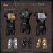 Second Life Marketplace - [The Forge] Eloise Chest Armour, Silver -ABOX