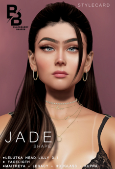 Second Life Marketplace - * BB* JADE Shape -LELUTKA HEAD LILLY 3.1- Add