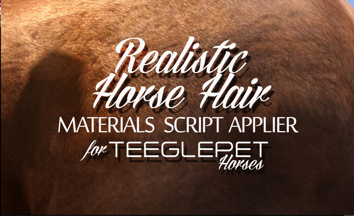 Second Life Marketplace - Realistic Horse Hair Materials Script for ...