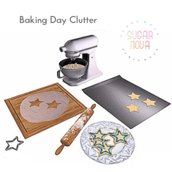 Second Life Marketplace - SN - Christmas Cookies Baking Day Clutter