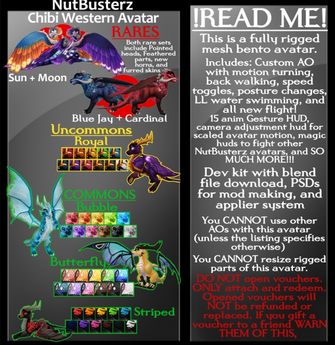 Second Life Marketplace - {NB} Chibi Western Avatar BROWN ROYAL ...