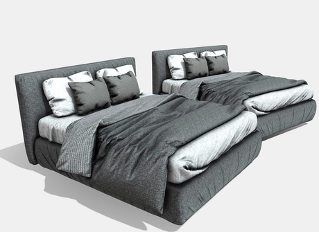 Second Life Marketplace - Art Studio.FULL PERM \\ Basic Bed_6