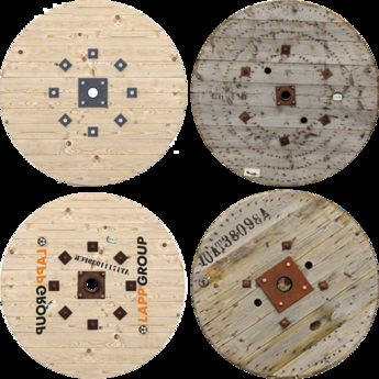 Second Life Marketplace - Industrial Cable Drum with 4 free textures