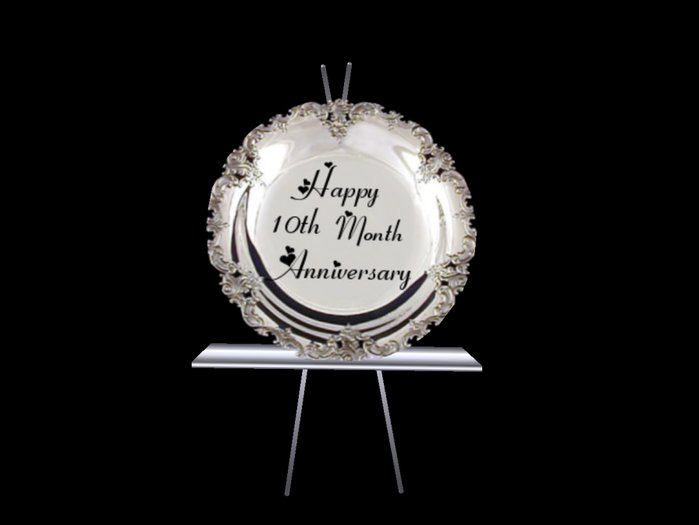 Second Life Marketplace - Happy 10th month anniver-silver
