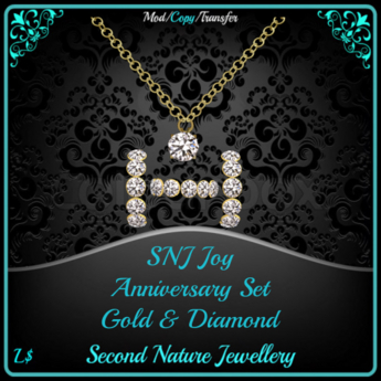 Second Life Marketplace - SNJ Joy Anniversary Set Diamond & Gold ADD ...