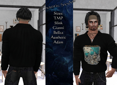 Second Life Marketplace - *Chaotic Style* Marcus Fanshirt A perfect ...