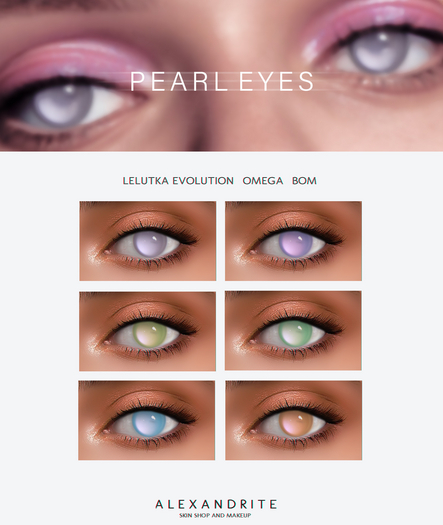 Second Life Marketplace - ALEXANDRITE - Pearl Eyes