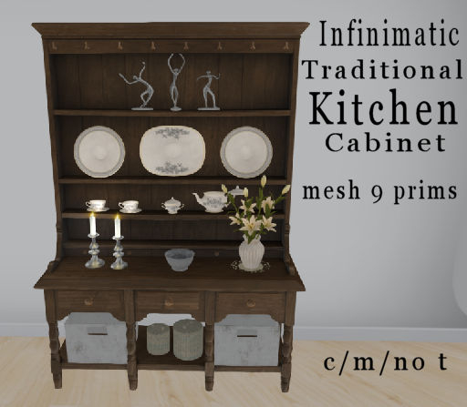 Second Life Marketplace - traditional kitchen cabinet