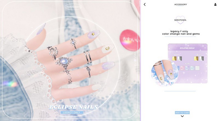 Second Life Marketplace - serotonin. eclipse nails