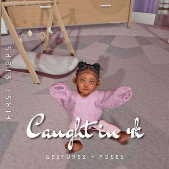 Second Life Marketplace - -Caught in 4k- First Steps Lullabeeb Pose Pack