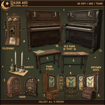 Second Life Marketplace - 2. .random.Matter. - Golden Age - Candles