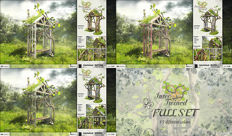 Second Life Marketplace - 8f8 - InterTwined Spring - ***FULL SET*** Box