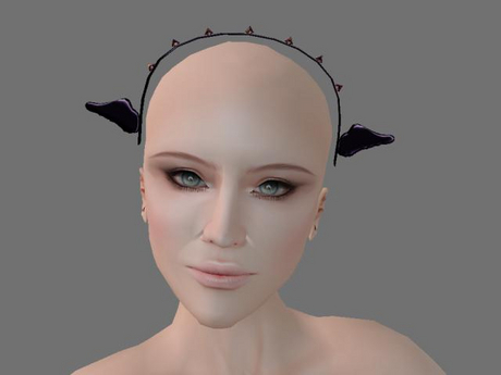 Second Life Marketplace - "mignon." -Black moon story. HEAD Accessories ...