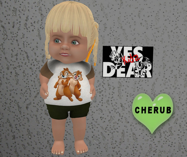 Second Life Marketplace - YES DEAR KID'S Chipmunk T