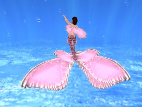 Second Life Marketplace - ZMD - Jeweled Flyingfish - Rose Quartz