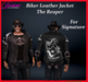 Second Life Marketplace - Biker leather jacket Signature The Reaper