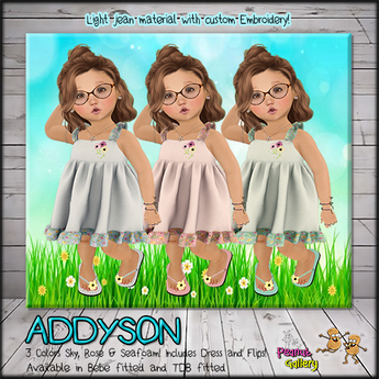 Second Life Marketplace - Peanut Gallery - Addyson Dress - Rose