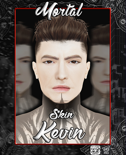 Second Life Marketplace - Mortal Kevin Skin Ivory Catwa HD PRO BOM