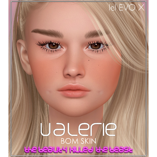 Second Life Marketplace - [TBkTB] - Valerie Skin [Lelutka EvoX] // BLUSH