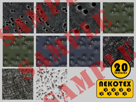 Second Life Marketplace - Battle Scarred Textures - 20 Full Perm ...