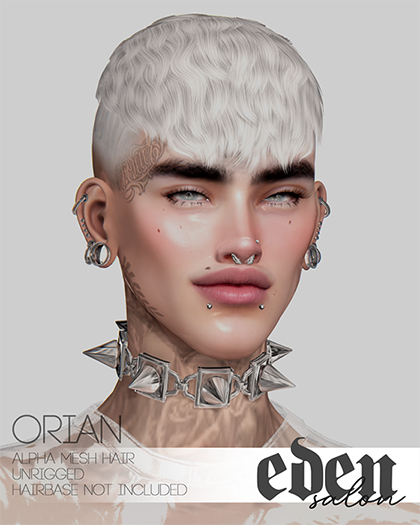 Second Life Marketplace - Eden - Orian Hair - Vibrant (add)
