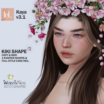 Second Life Marketplace - { wren's nest } Kiki shape for LeLutka Kaya v3.1