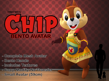 Second Life Marketplace - .:CQ:. Chip Avatar