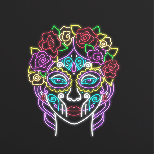 Second Life Marketplace - Kiyori // La Catrina Neon Sign