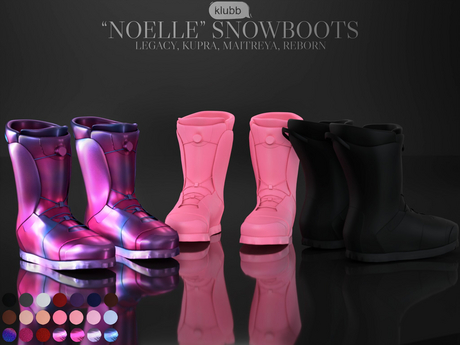 Second Life Marketplace - Klubb - "Noelle" Snowboots DEMO