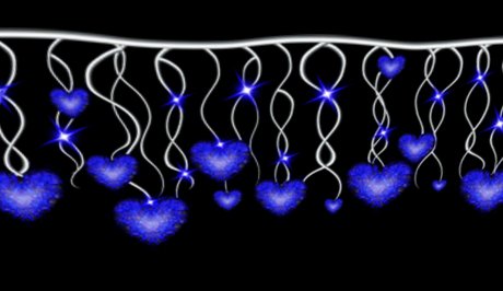 Second Life Marketplace - Blue Animated Heart String