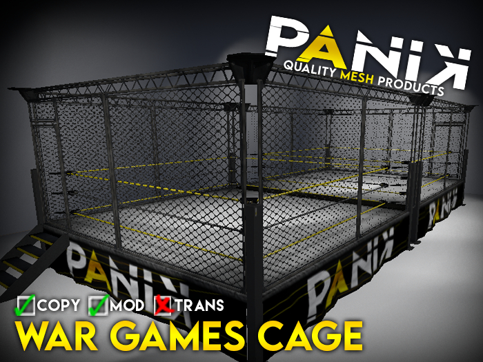 Second Life Marketplace - *PANIK* War Games Cage