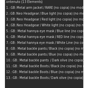 Second Life Marketplace - GB SINGULARITY FULL SET + RARE (13 Pcs ...