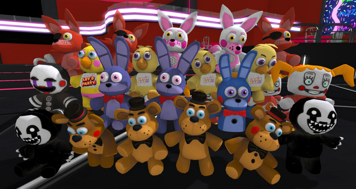 Second Life Marketplace - FNaF SB Plushies