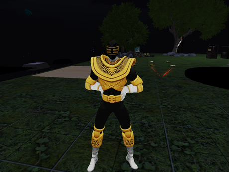 Second Life Marketplace - power rangers zeo gold ranger avatar