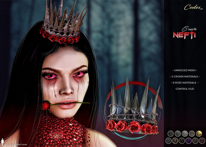Second Life Marketplace - CODEX_NEFTI CROWN