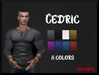 Second Life Marketplace - "Naughty" Cedric 8 colors t shirt