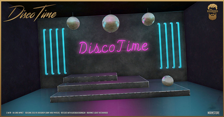 Second Life Marketplace - Disco Time Backdrop - The Bearded Guy