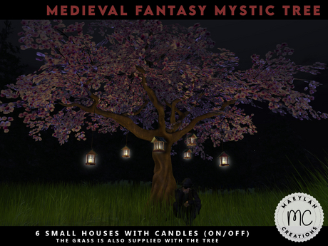 Second Life Marketplace - MC - Medieval Tree - Fantasy Mystic Sakura Tree