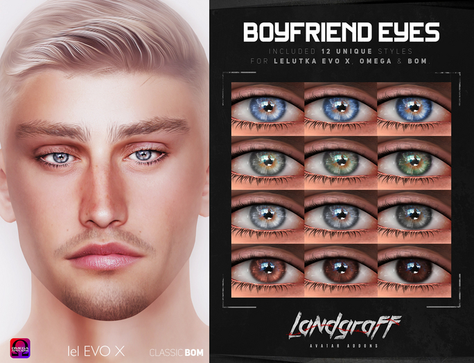 Second Life Marketplace - Landgraff - Boyfriend Eyes