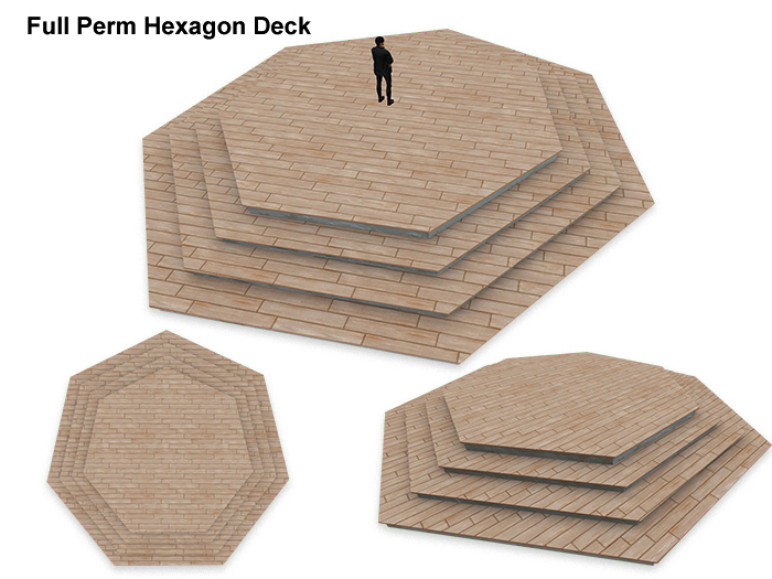 Second Life Marketplace - Full Perm Quality Hexagon Deck