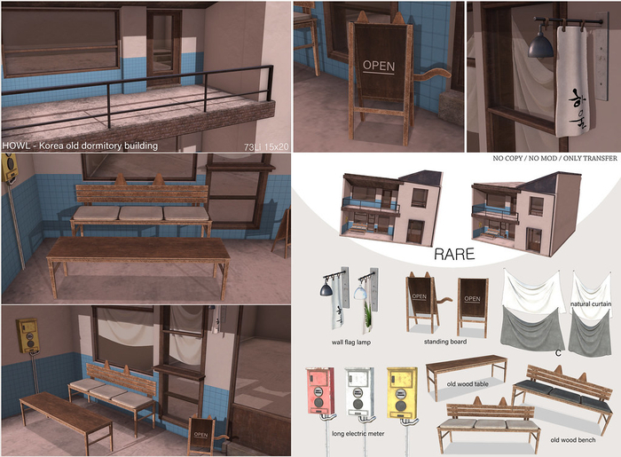 Second Life Marketplace - Howl - standing board BOX