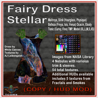 Second Life Marketplace - ALL MODELS Fairy Dress Stellar SSTC