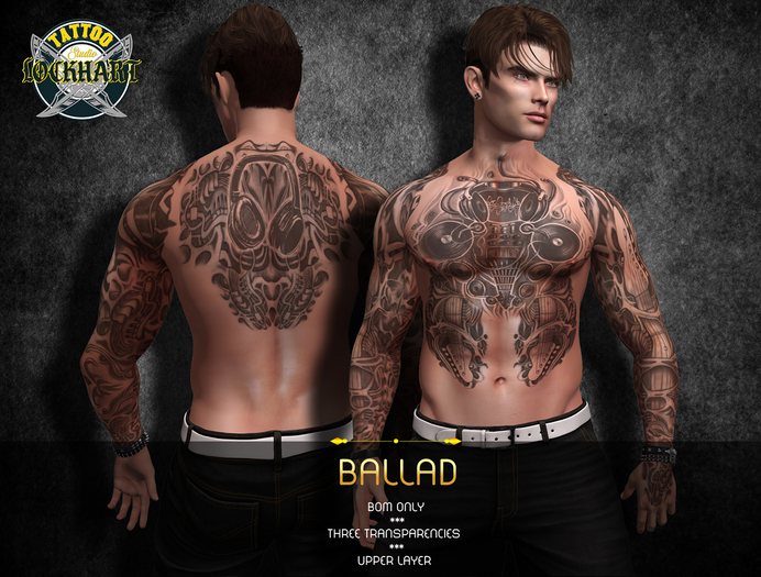 Second Life Marketplace - Lockhart Tattoo - Ballad