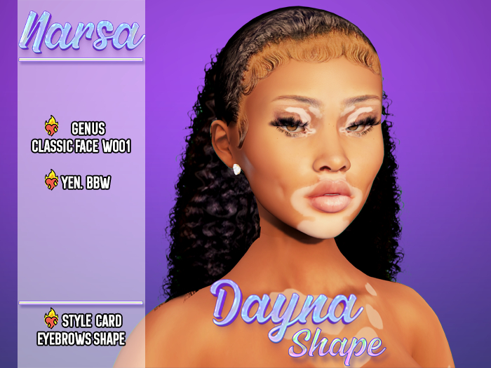 Second Life Marketplace - Dayna Shape │ Genus Classic Face W001