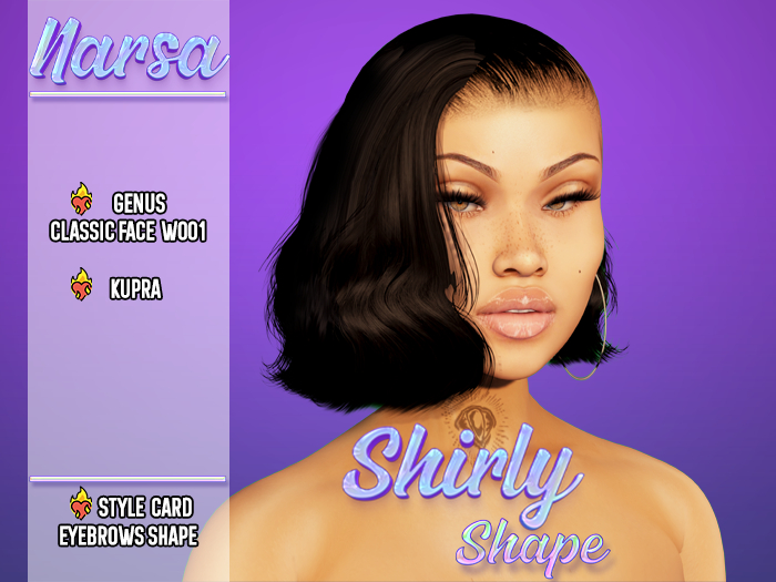 Second Life Marketplace - Shirly Shape │ Genus Classic Face W001